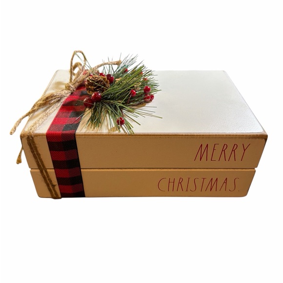 Rae Dunn | Holiday | Rae Dunn Gold And Red Holiday Decor Box Set | Poshmark